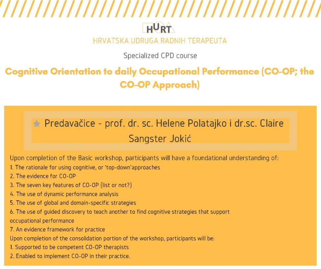 Cognitive Orientation to daily Occupational Performance (CO-OP - the CO ...